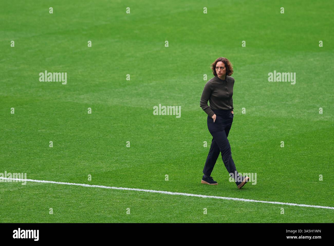 Birmingham, UK. 23rd Mar, 2025. Natalia Arroyo, Manager of Aston Villa ...