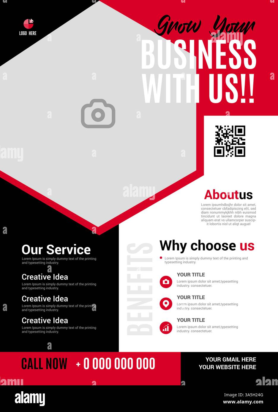 corporate business flyer and social media advertisement template Stock ...