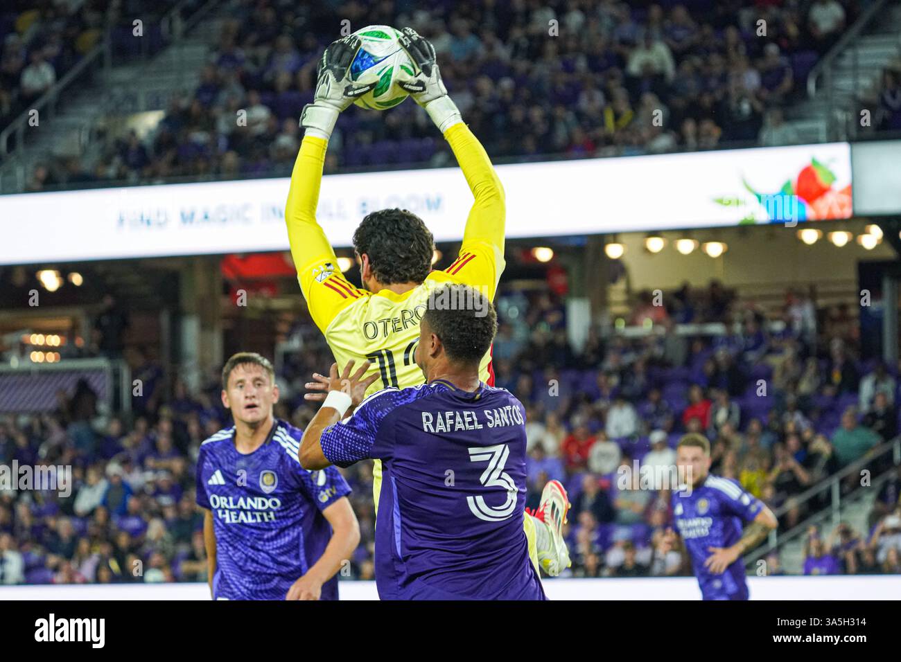 Orlando, Florida, USA, March 22, 2025, Orlando City SC goalkeeper ...