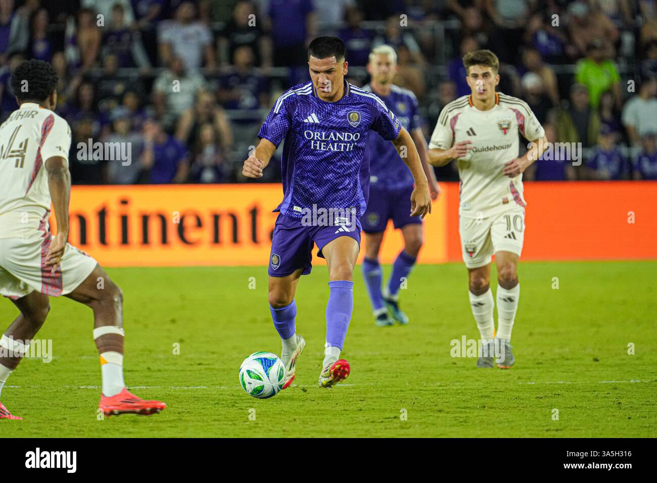 Orlando, Florida, USA, March 22, 2025, Orlando City SC defender Cesar ...