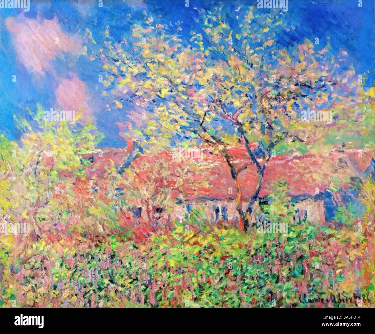 Giverny color image Stock Vector Images - Alamy