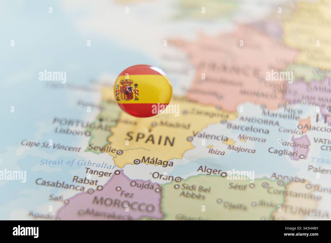 High quality map spain hi-res stock photography and images - Alamy