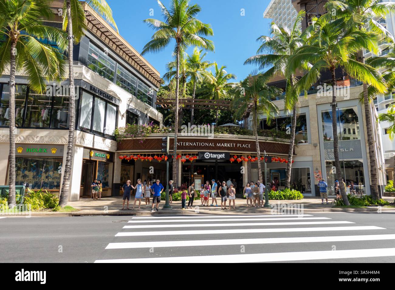 The International Market Place Shopping Center Mall In Kalakaua Avenue ...