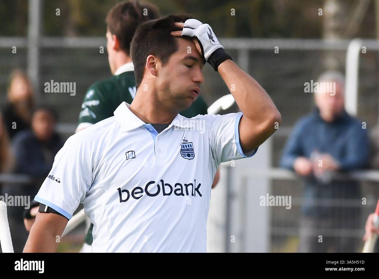 Waterloo, Belgium. 23rd Mar, 2025. Oree's Lucio Mendez Pin looks ...