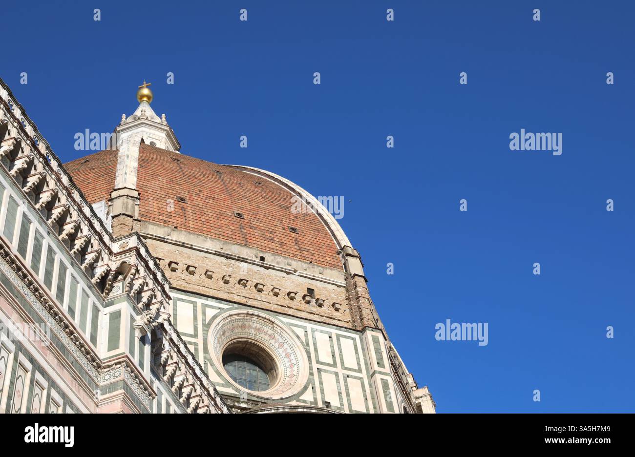 Florence, FI, Italy - March 3, 2025: Dome of Cathedral called CUPOLA ...