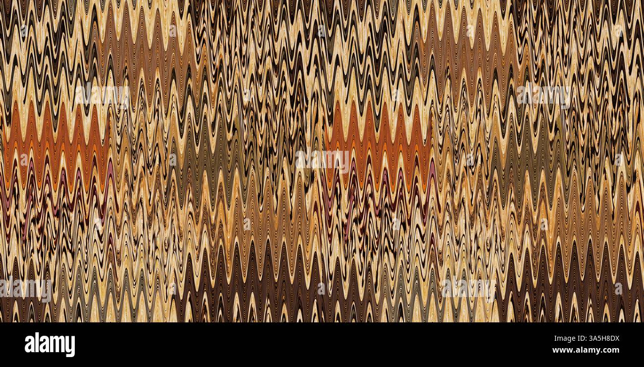 Fall colour wavy marble effect seamless border pattern background. Drip ...