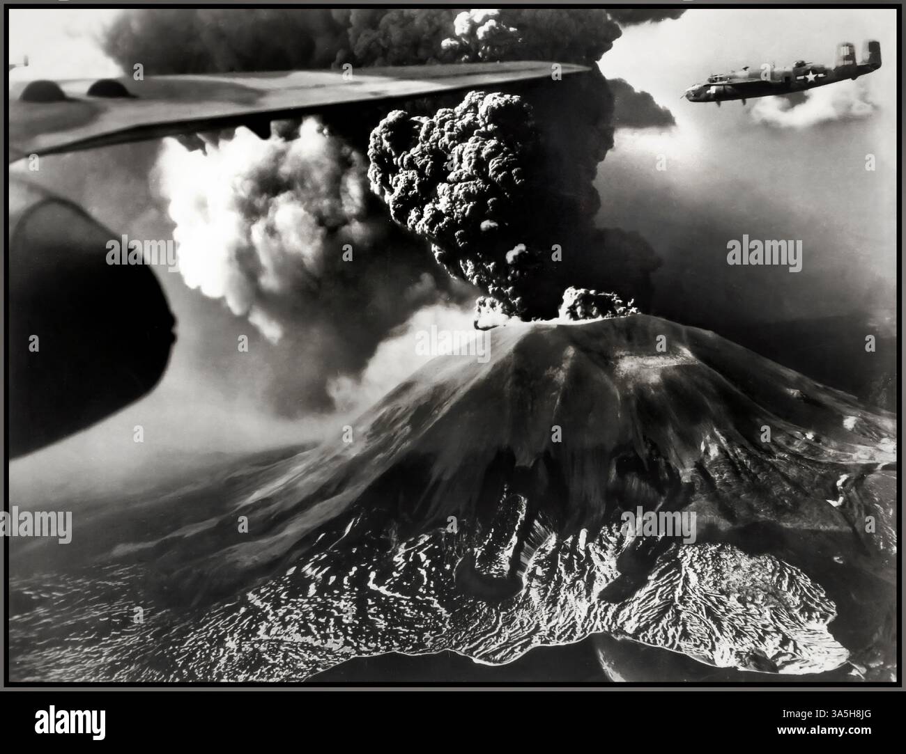The last eruption of Mount Vesuvius on 18 March 1944 resulted in ...