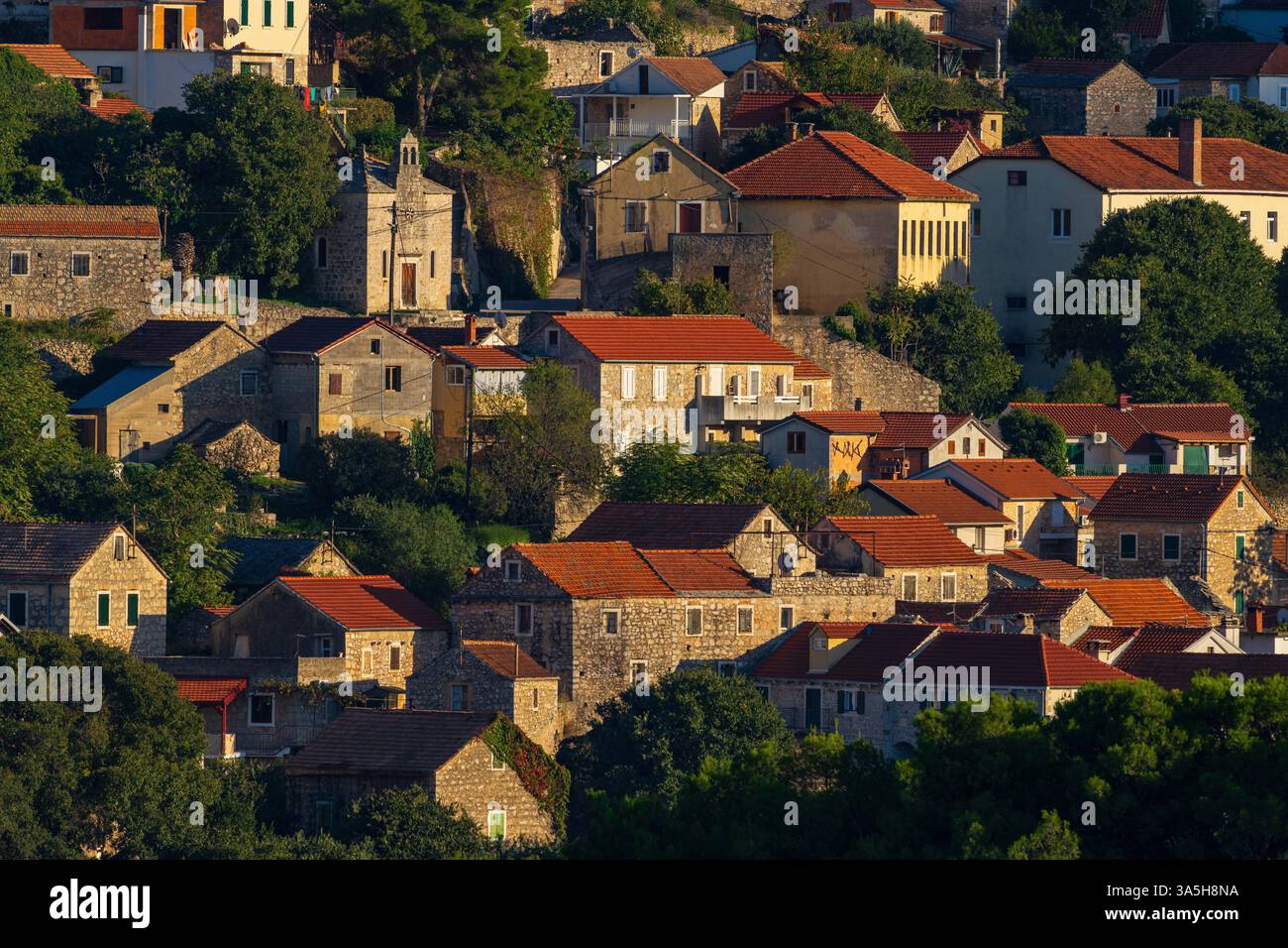 Vrisnik, island Hvar Stock Photo - Alamy