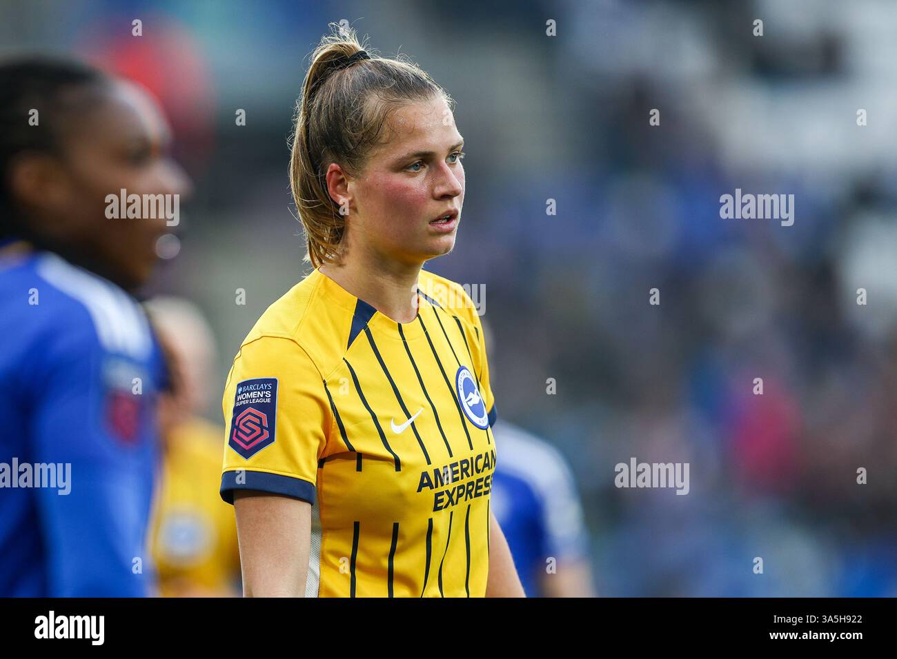 #23, Marit Auee of Brighton & Hove Albion during the Women's Super ...
