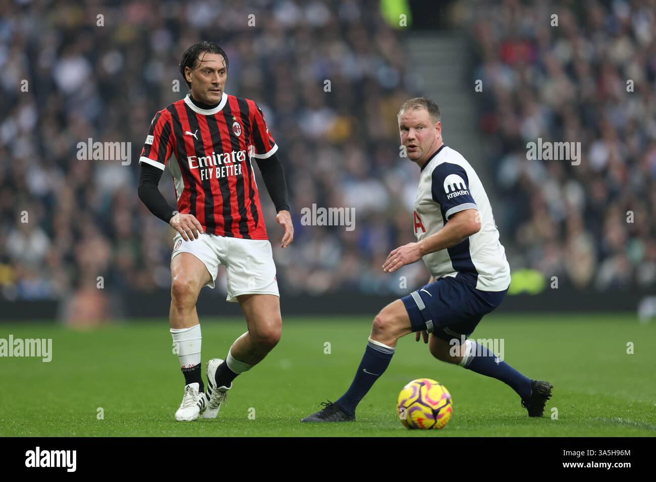 North London, England, March 23 2025: Diego Fuser of AC Milan Glorie ...