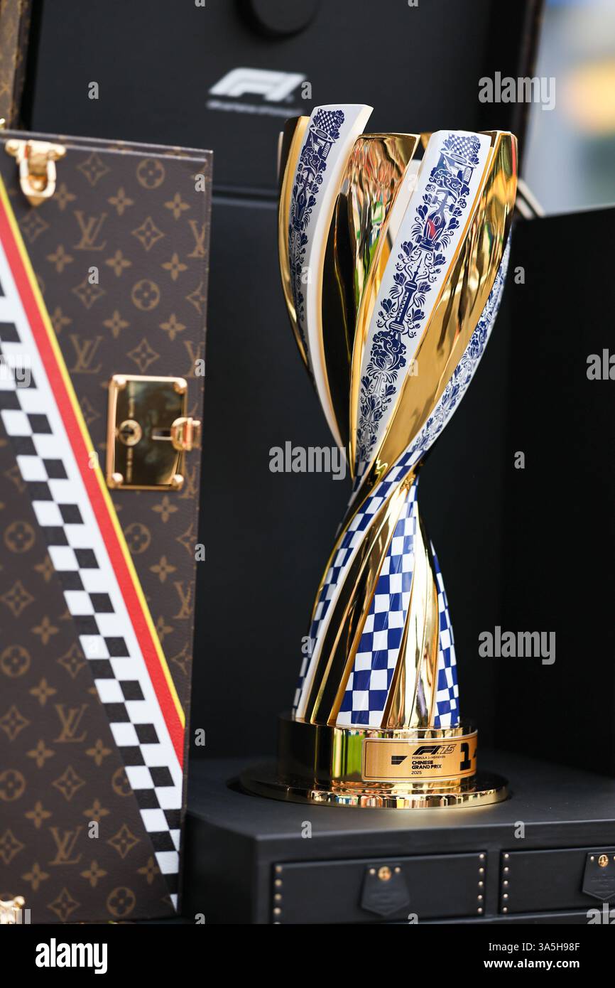 SHANGHAI, CHINA- MARCH 23: Chinese GP Winner Trophy during the F1 Grand ...
