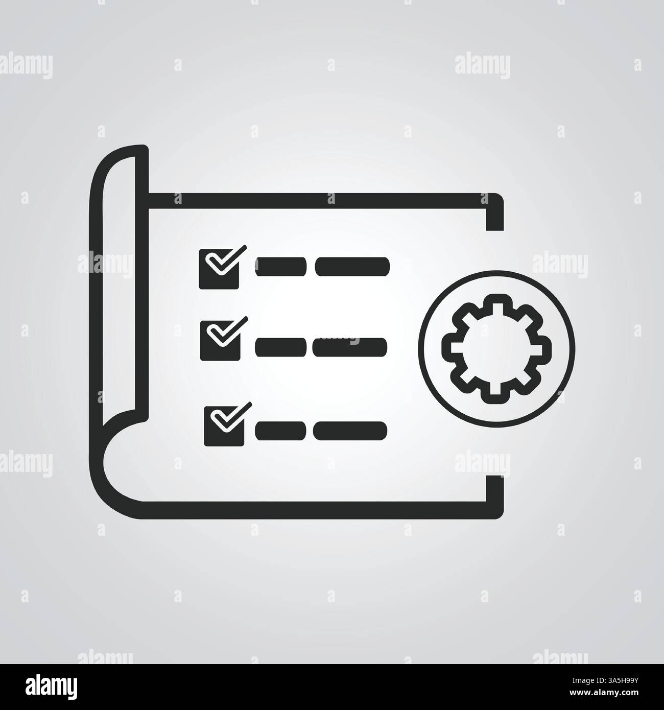 Work flow icons hi-res stock photography and images - Alamy