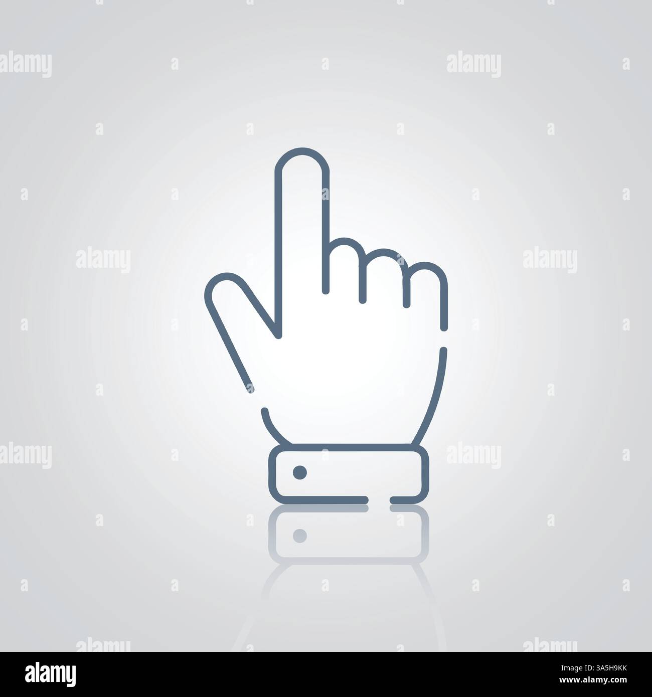 Clicking gesture hand signs, Hand gesture icons with a silver abstract ...