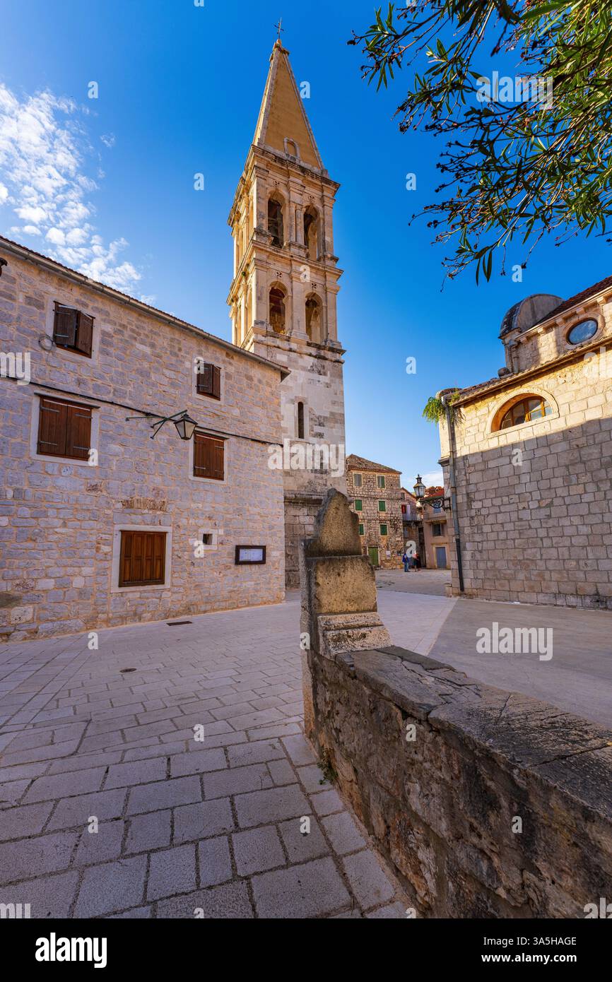 Stari grad, island Hvar Stock Photo - Alamy