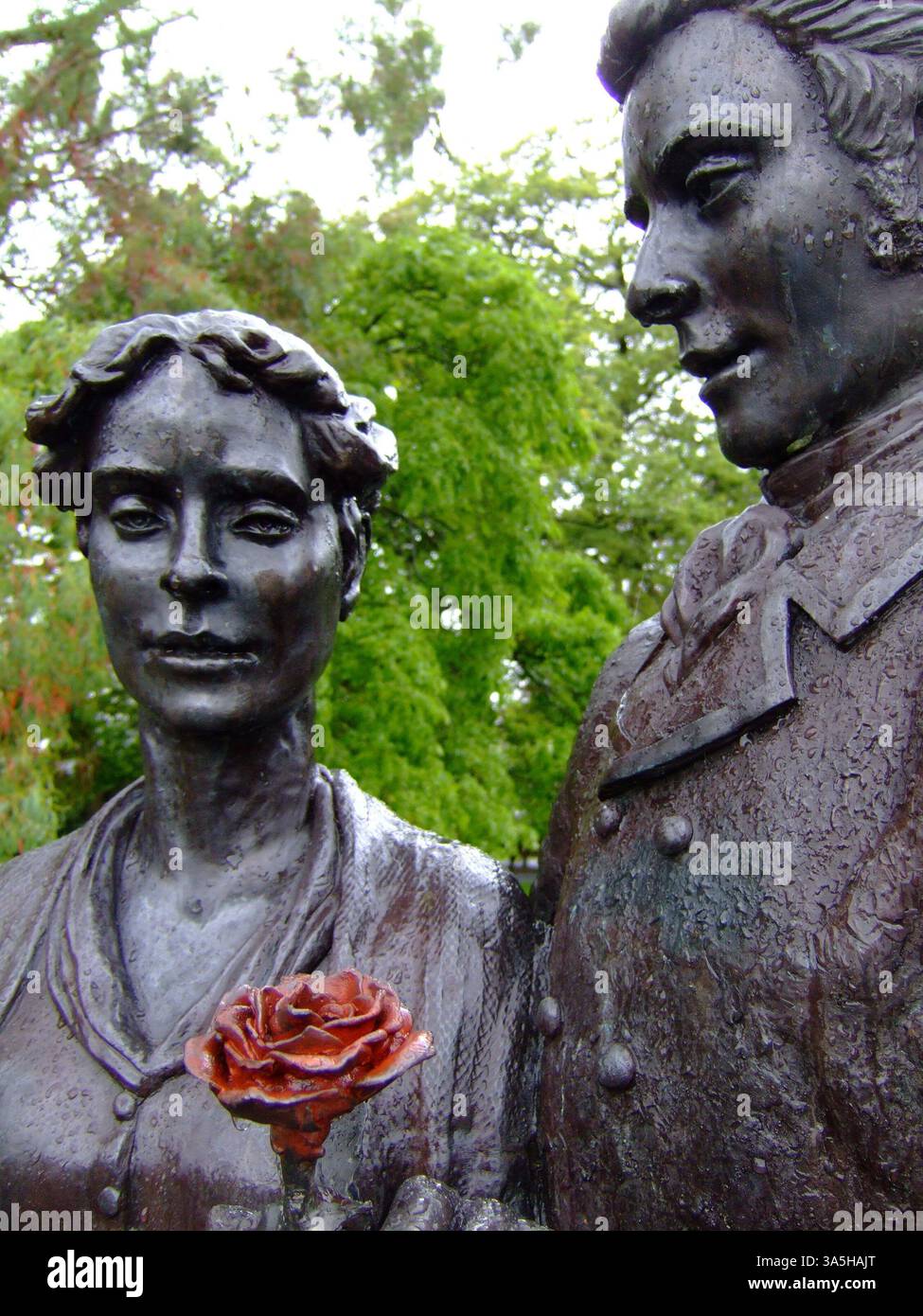 Rose of Tralee statue, Tralee, Ireland Stock Photo - Alamy