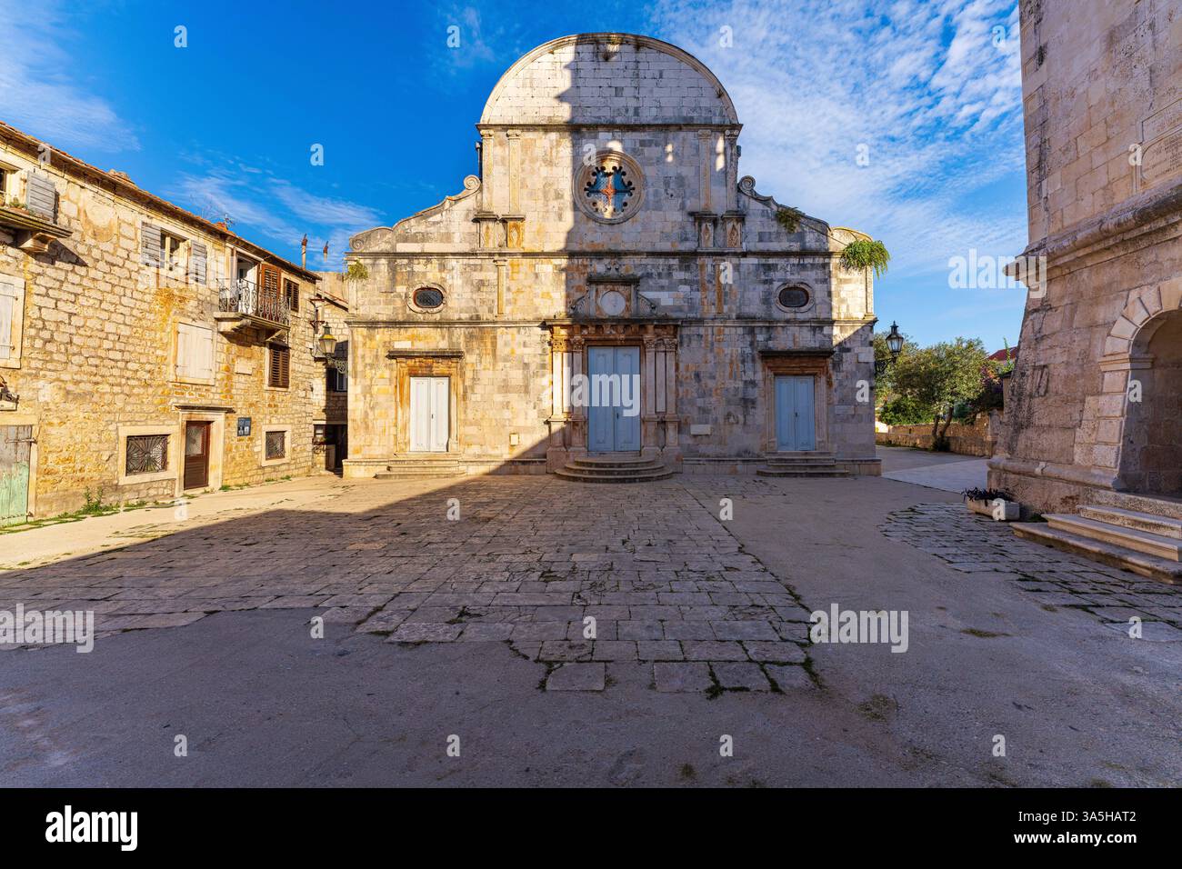 Stari grad, island Hvar Stock Photo - Alamy
