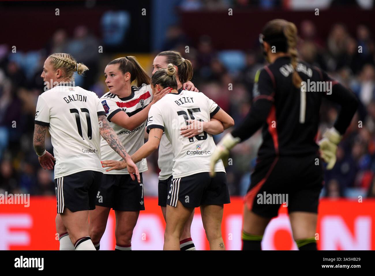 Manchester United's Elisabeth Terland celebrates scoring their side's ...