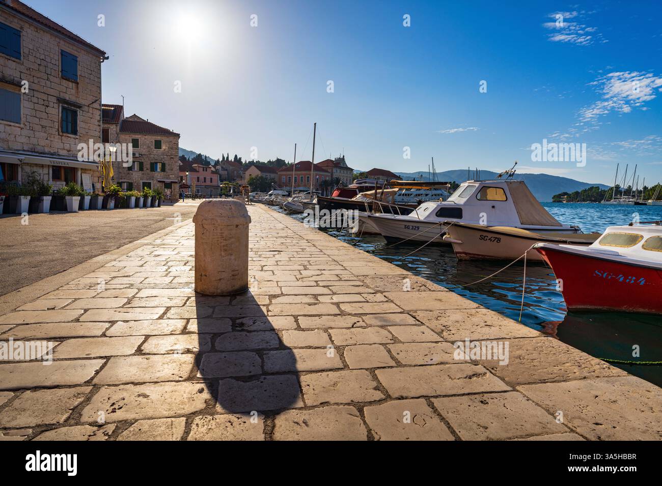 Stari grad, island Hvar Stock Photo - Alamy