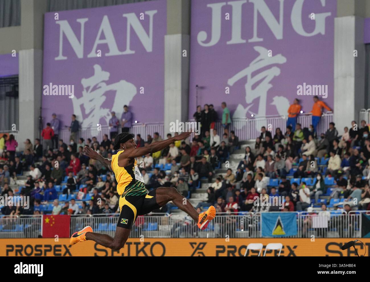 (250323) -- NANJING, March 23, 2025 (Xinhua) -- Wayne Pinnock of ...