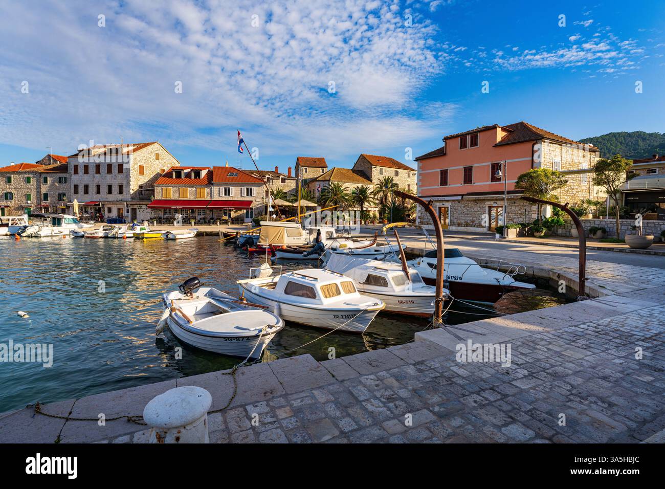 Stari grad, island Hvar Stock Photo - Alamy