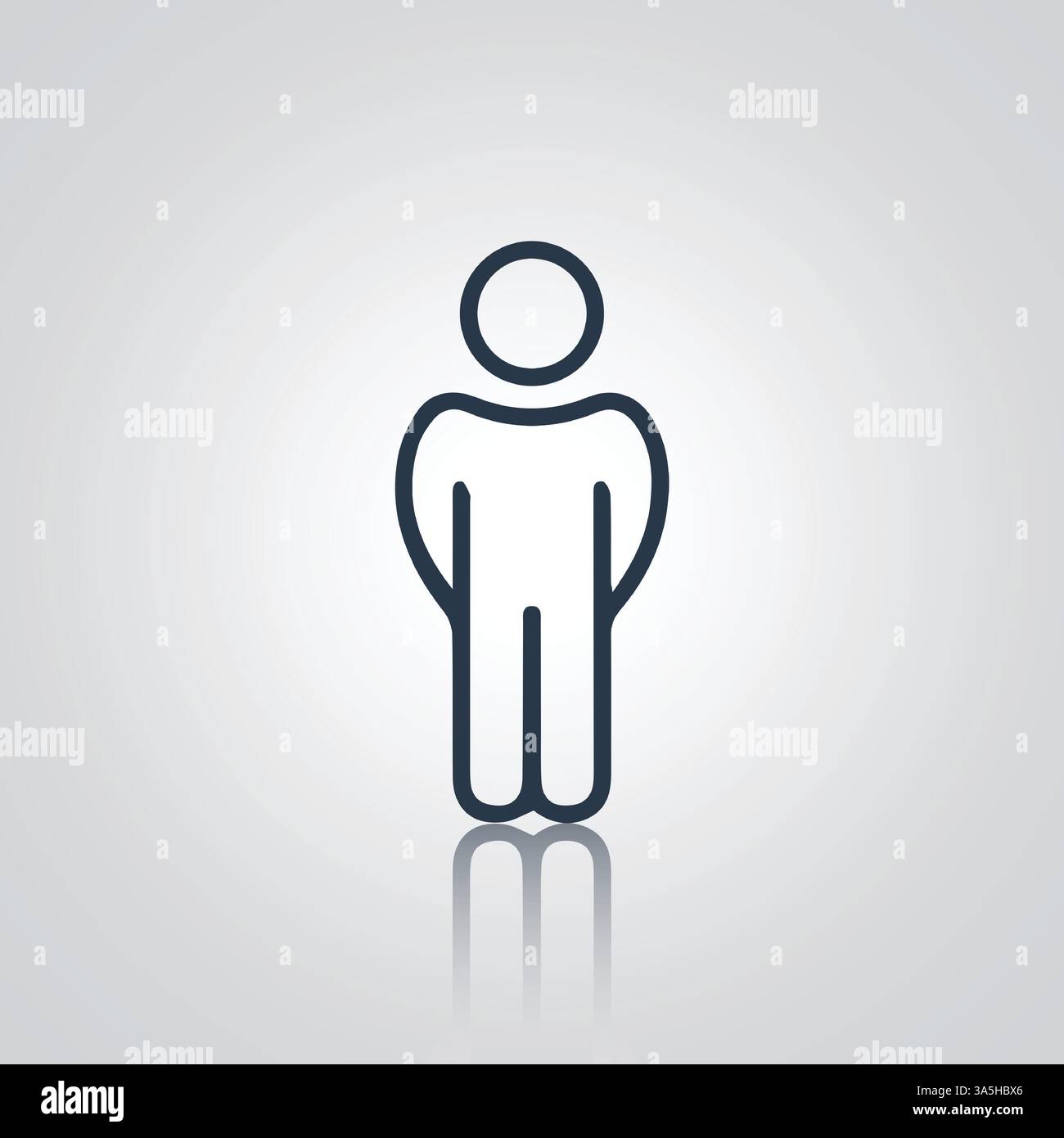 Pictograms of a man, restroom door signs, icons Stock Vector Image ...