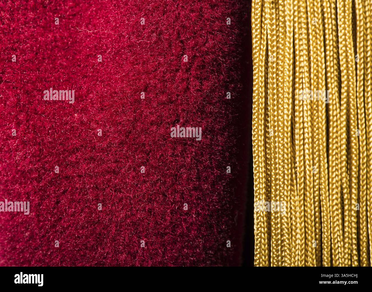 Close view red curtain hi-res stock photography and images - Alamy