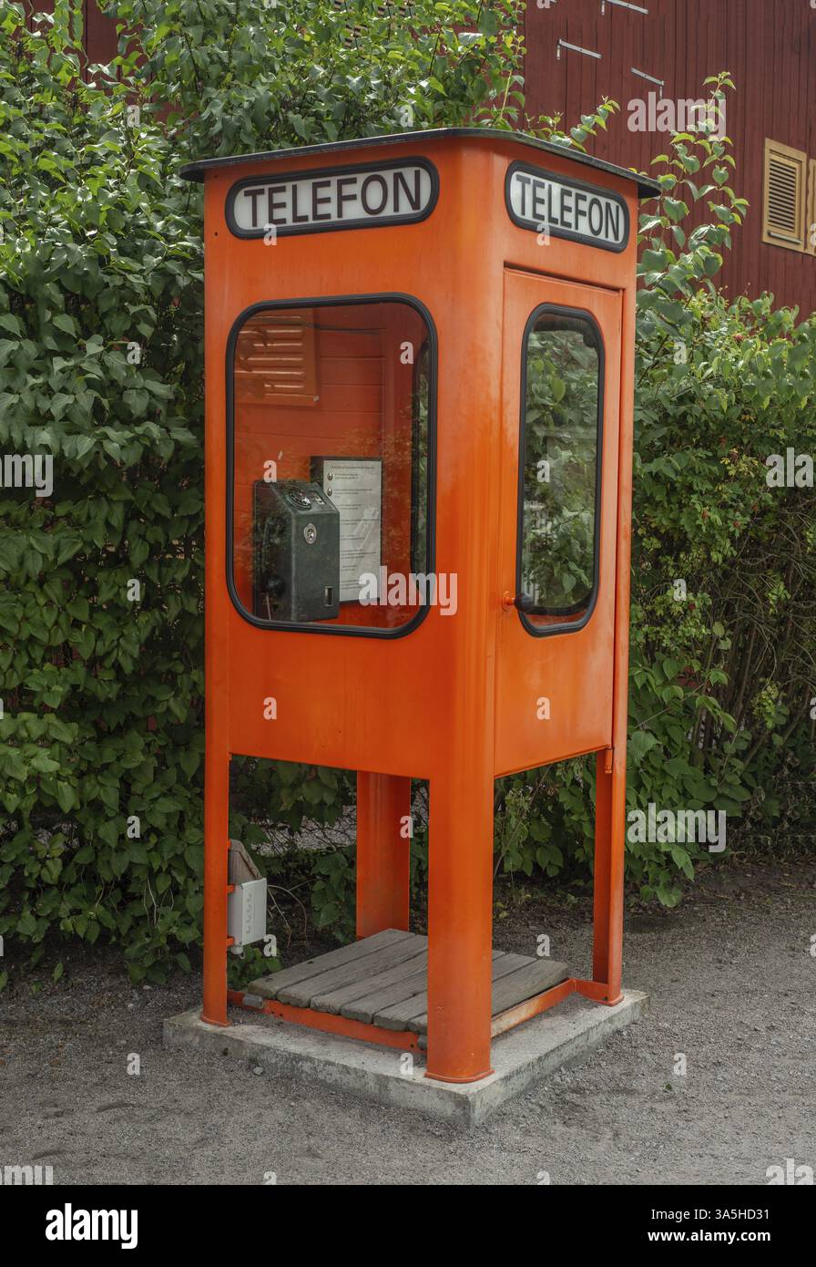 Swedish phone box hi-res stock photography and images - Alamy