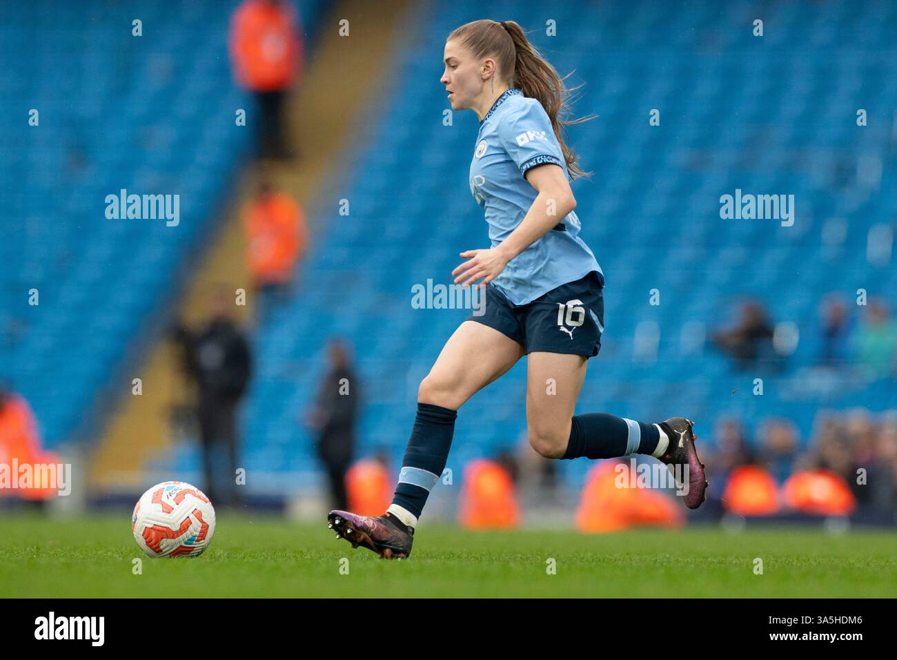 Jessica Park #16 of Manchester City W.F.C. during the Barclays FA Women ...