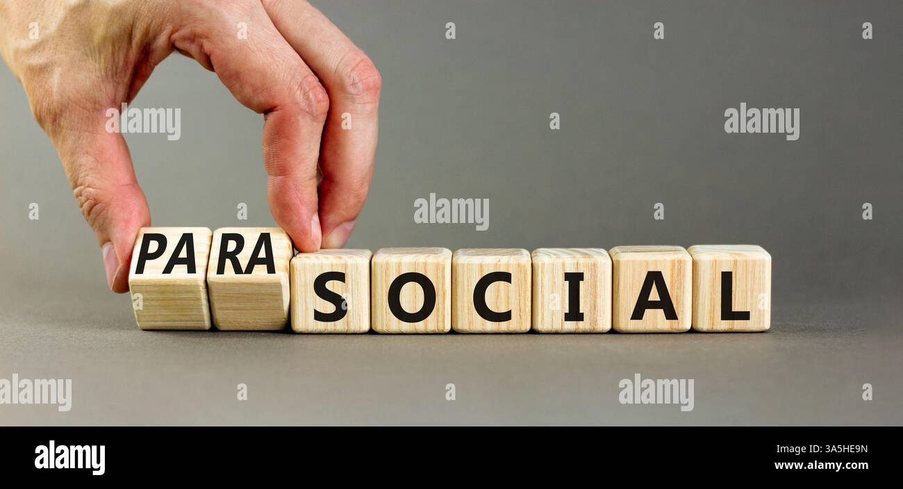 Social or parasocial symbol. Concept words Social or Parasocial on ...