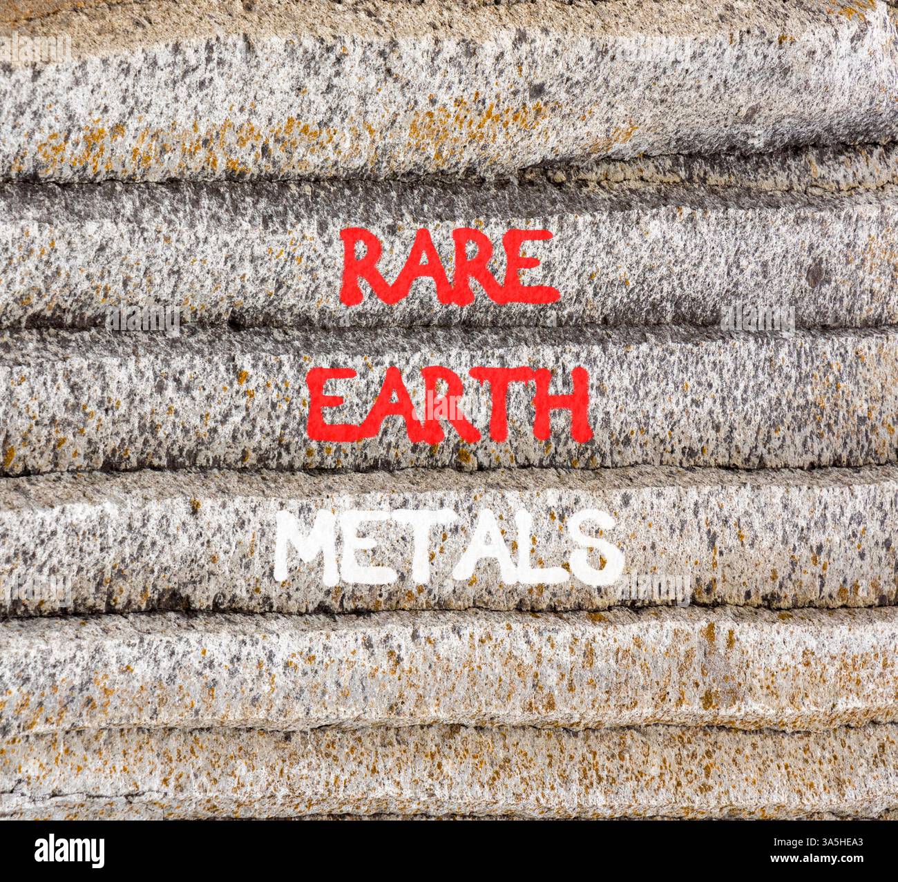 Rare earth metals symbol. Concept words Rare earth metals on beautiful ...