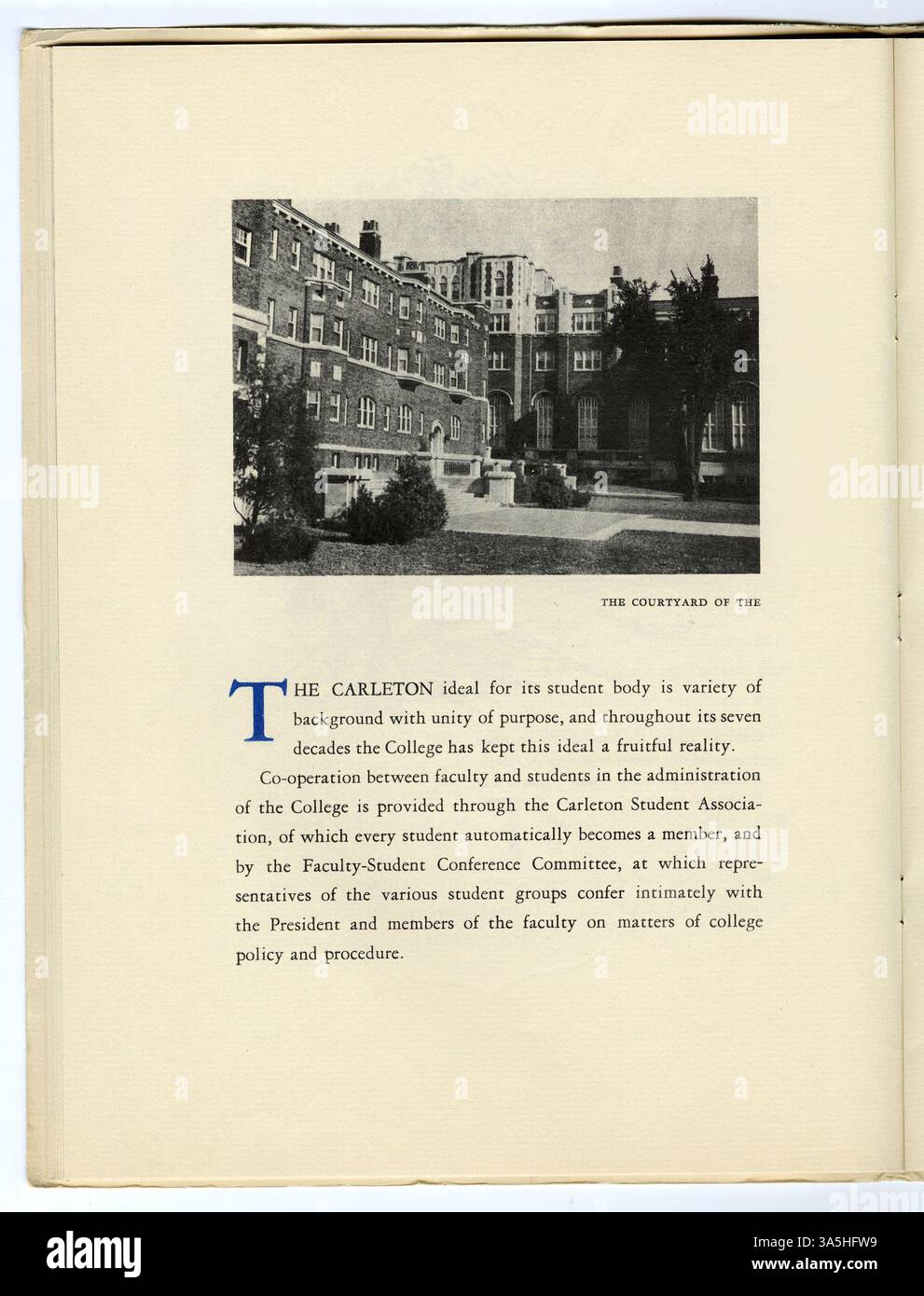 The 1934 Carleton College viewbook detailed the college’s academic ...