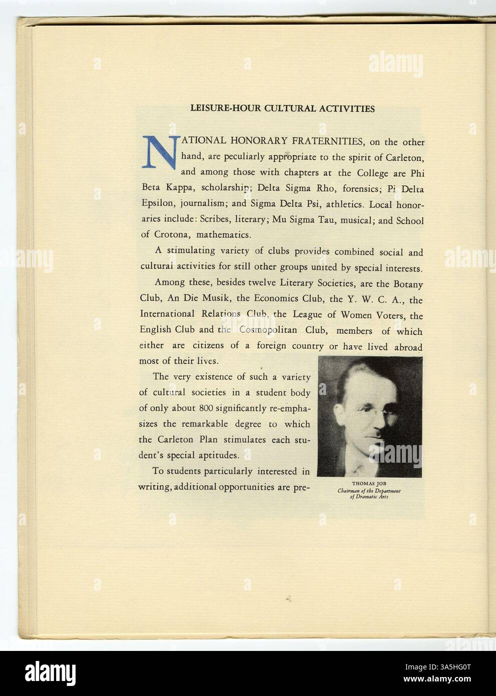 The 1934 Carleton College viewbook introduced the college’s educational ...