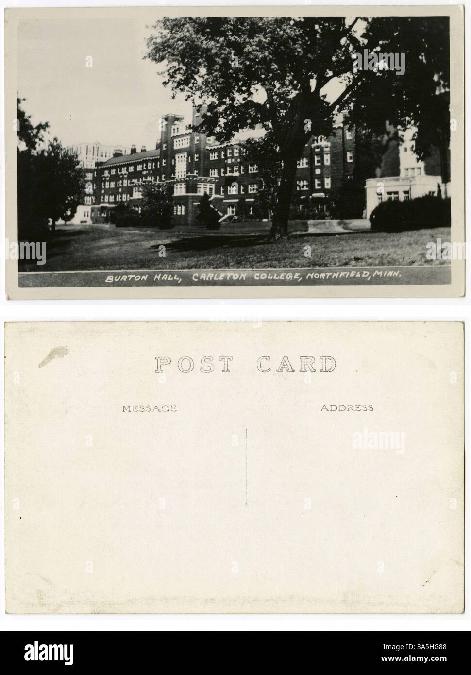 Exterior view of Burton Hall, located on the Carleton College campus in ...