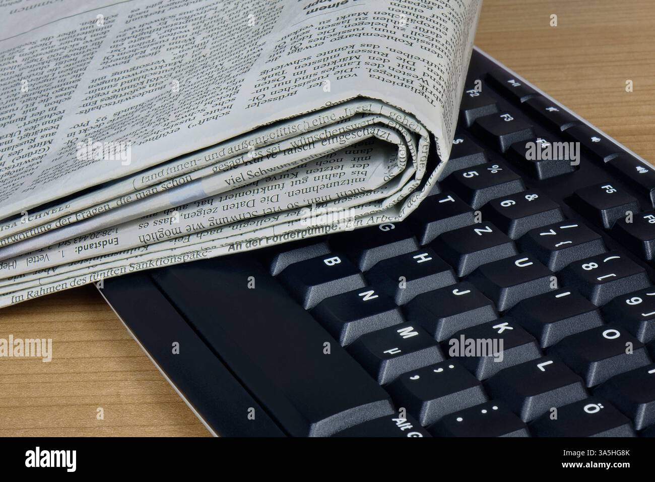 Tastatur und Zeitung Tastatur und Zeitung, 20.03.2025, Borkwalde ...