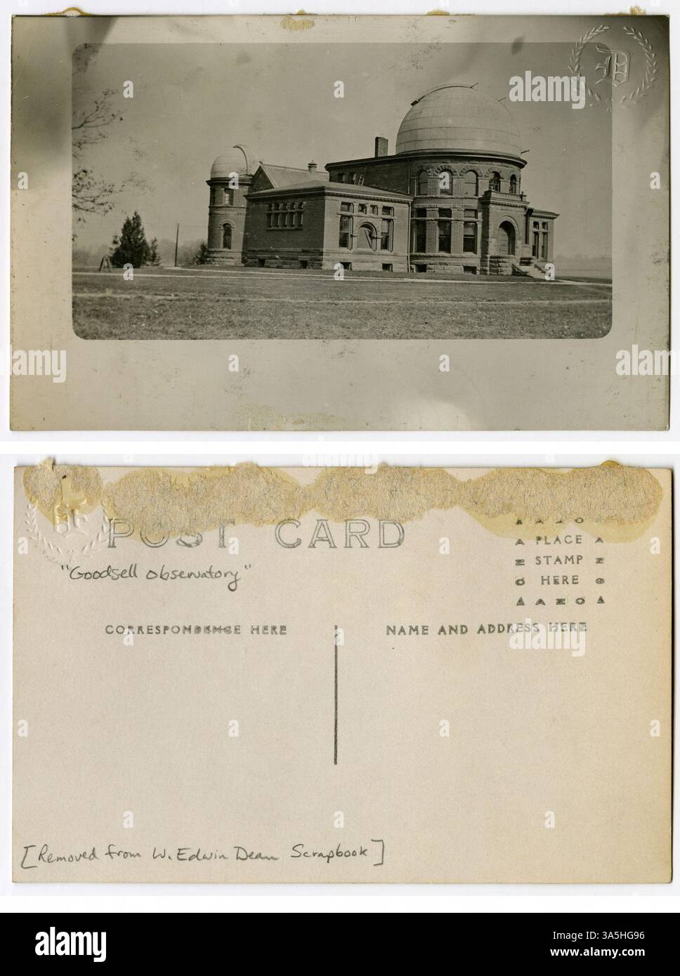 Exterior view of goodsell observatory hi-res stock photography and ...