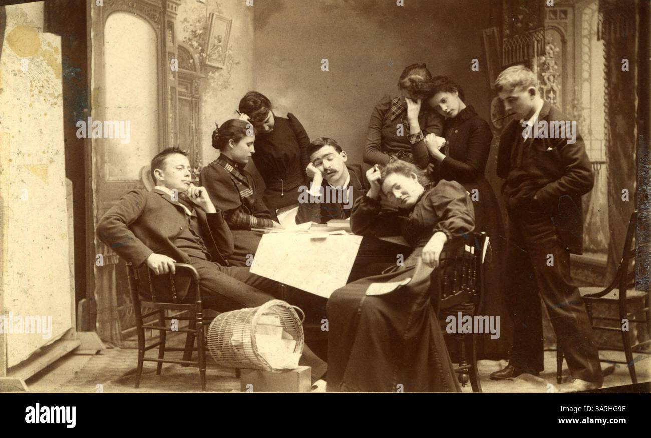 The board of the Class of 1893 Algol yearbook at Carleton College ...