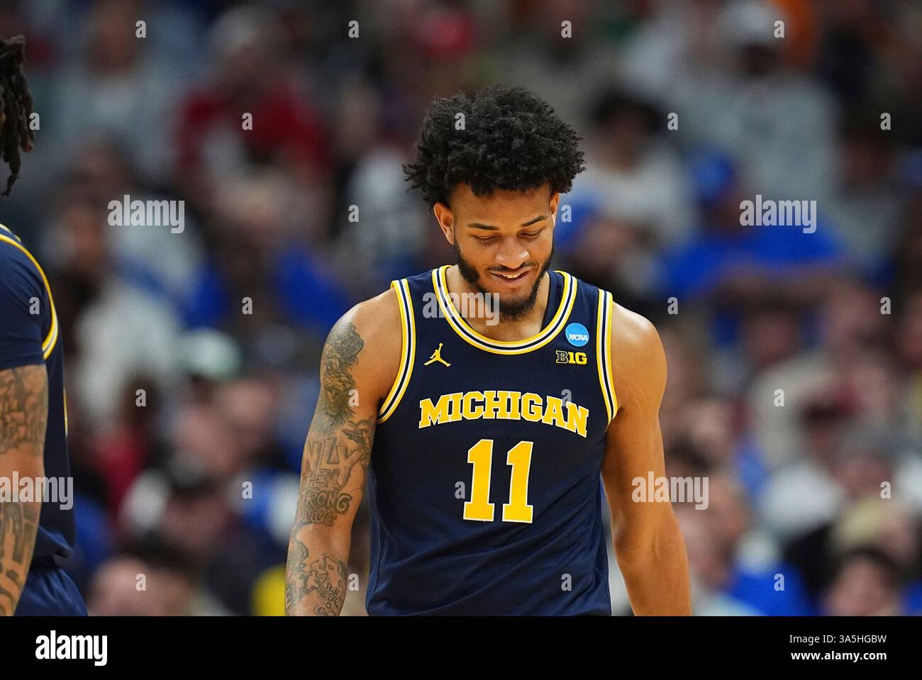 Michigan guard Roddy Gayle Jr. (11) during the second half in the ...
