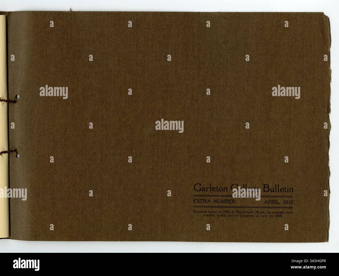 The 1915 Carleton College viewbook provided prospective students and ...