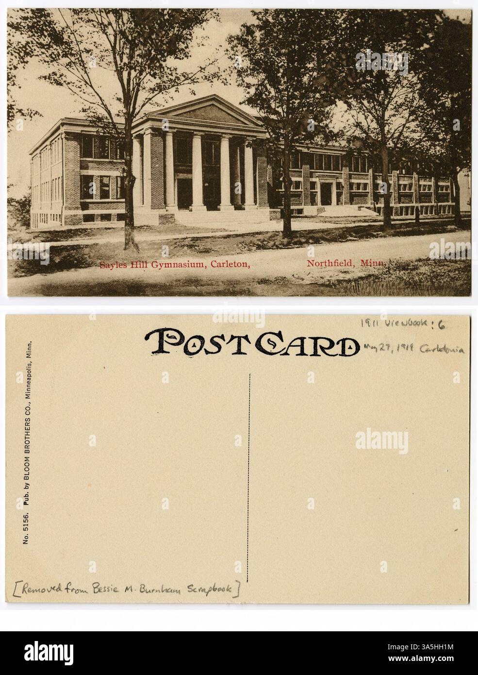 Exterior view of Sayles-Hill Gymnasium, a key facility on the Carleton ...