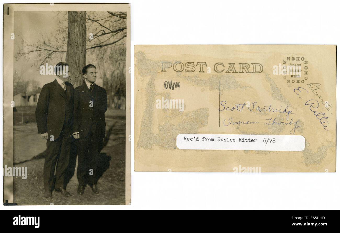 Scott Partridge and Ingram Thornby, both members of the Carleton ...