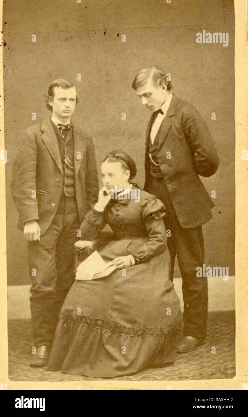 Carleton College's original Class of 1874 is pictured, including the ...