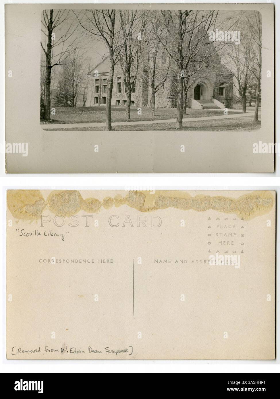 This exterior view of Scoville Memorial Library on the Carleton College ...
