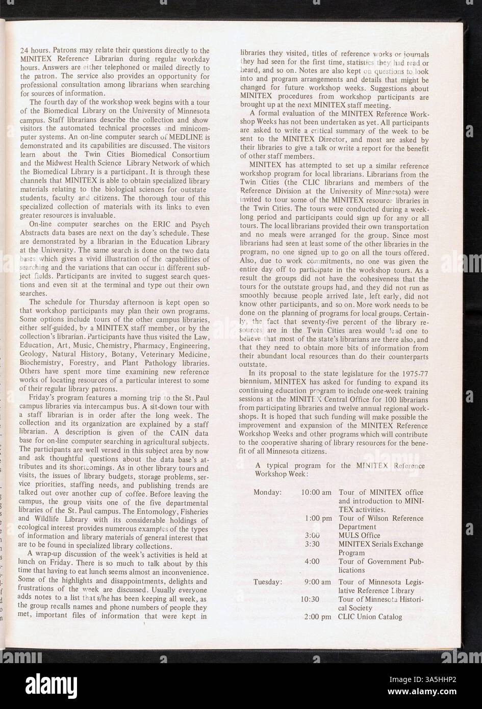 The march 1975 edition of minitex messenger provides updates on hi-res ...