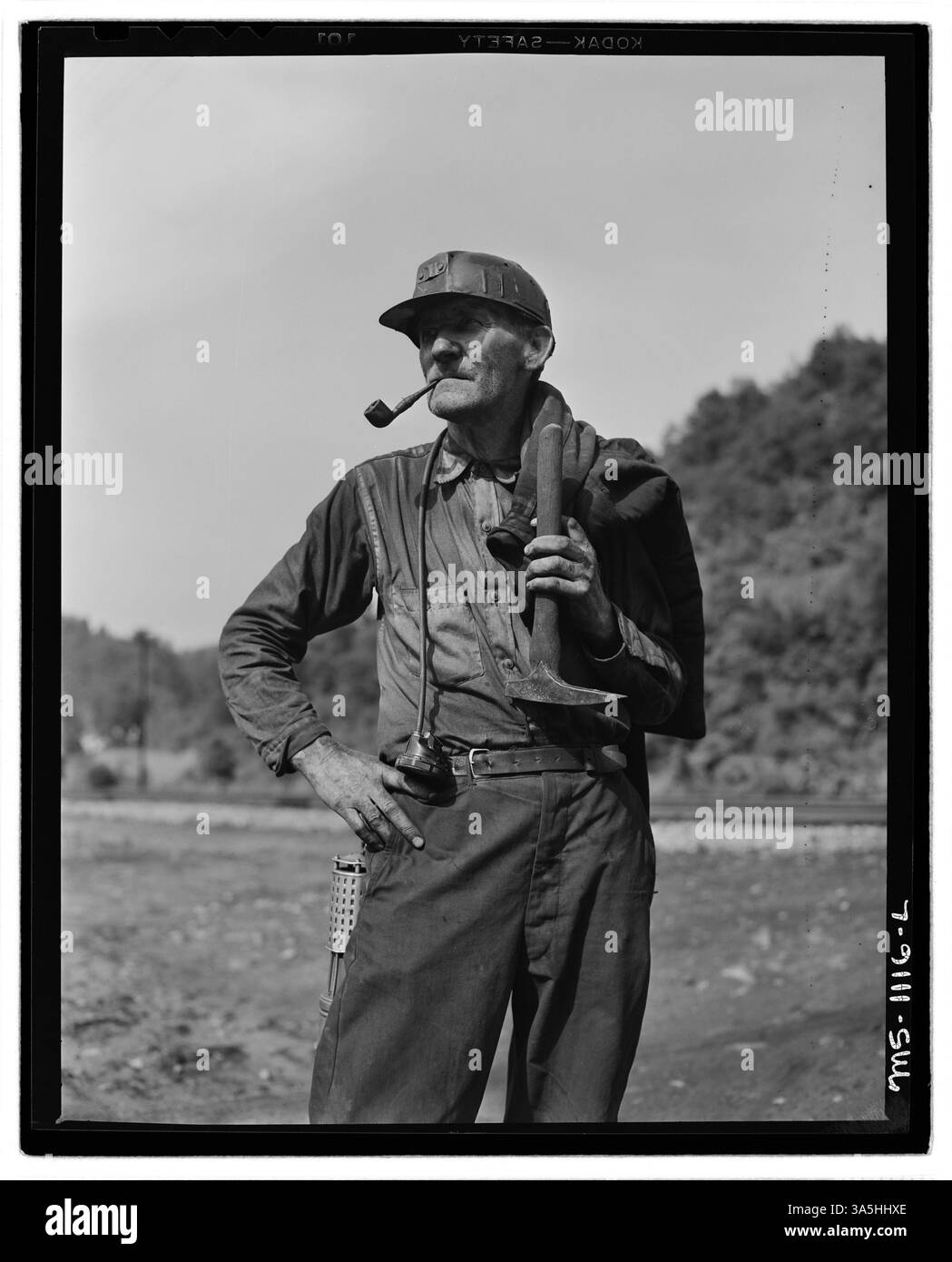 A coal miner at Mullens Smokeless Coal Company's Mullens Mine in Harmco ...