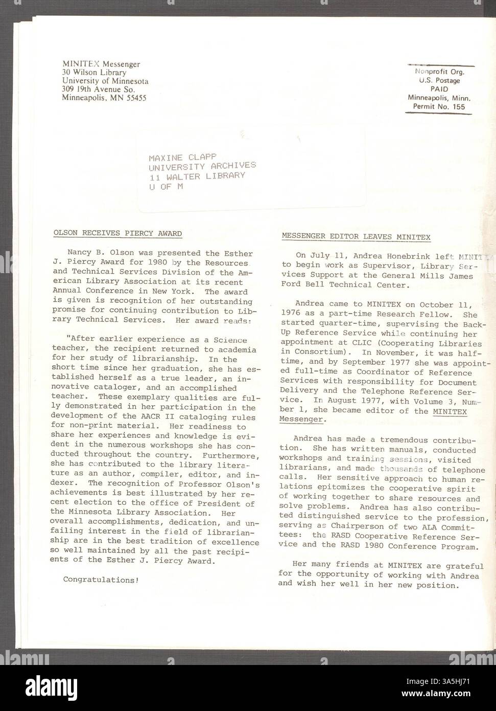 Tri college university library consortium hi-res stock photography and ...