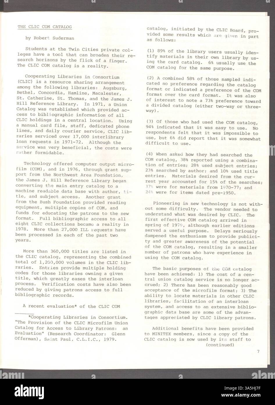 The growth of the tri college university library consortium hi-res ...