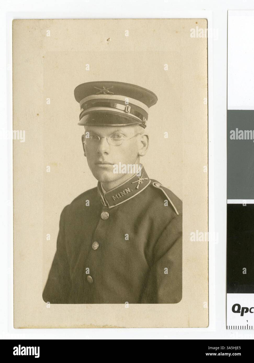 This postcard depicts Herman Turner, a member of the Minnesota National ...