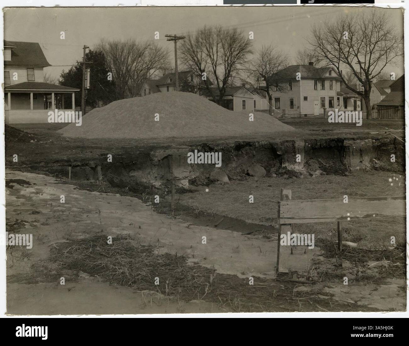 This photograph shows early construction phases of the st peter hi-res ...