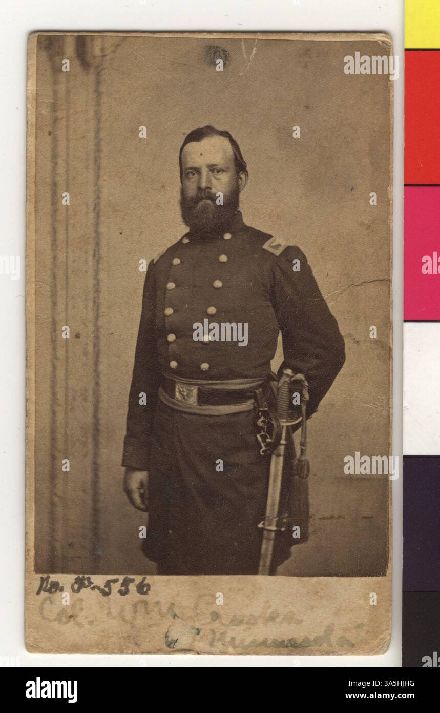 This photograph shows Col. William Crooks in his army uniform. Crooks ...