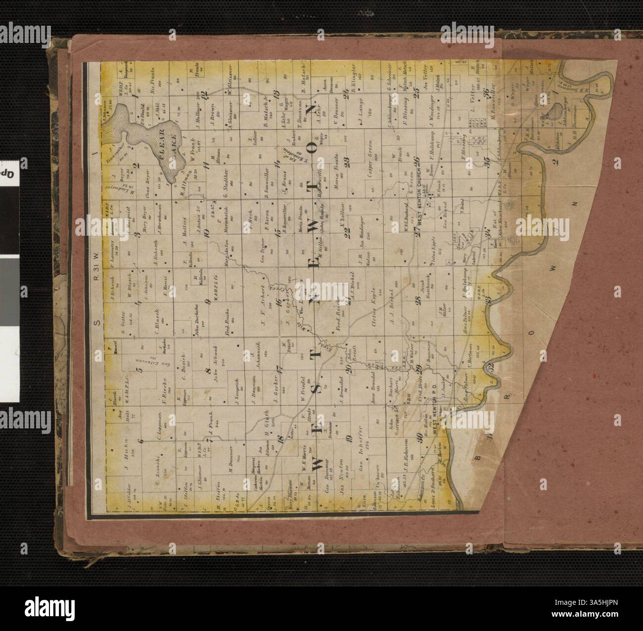 This 1885 map of Nicollet County, Minnesota, features 22 color maps of ...